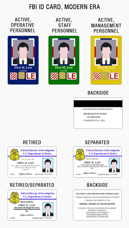 JoySinger's IDs - FBI - Federal Buraeu of Investigation