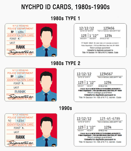 JoySinger's IDs - NYCHAPD ID cards, 1980s-1990s