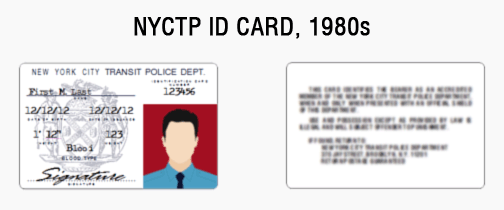 JoySinger's IDs - NYCTPD ID card, 1980s